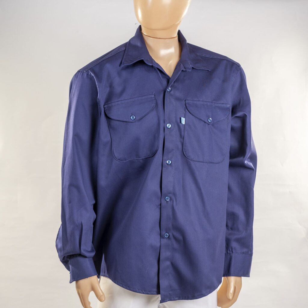 Camisa Grafa - Azul Marino- Ombu - SoyMat – Seguridad Industrial